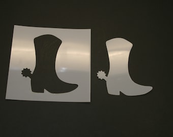 Cowboy Boot Stencil REUSABLE DURABLE WASHABLE Craft - Etsy