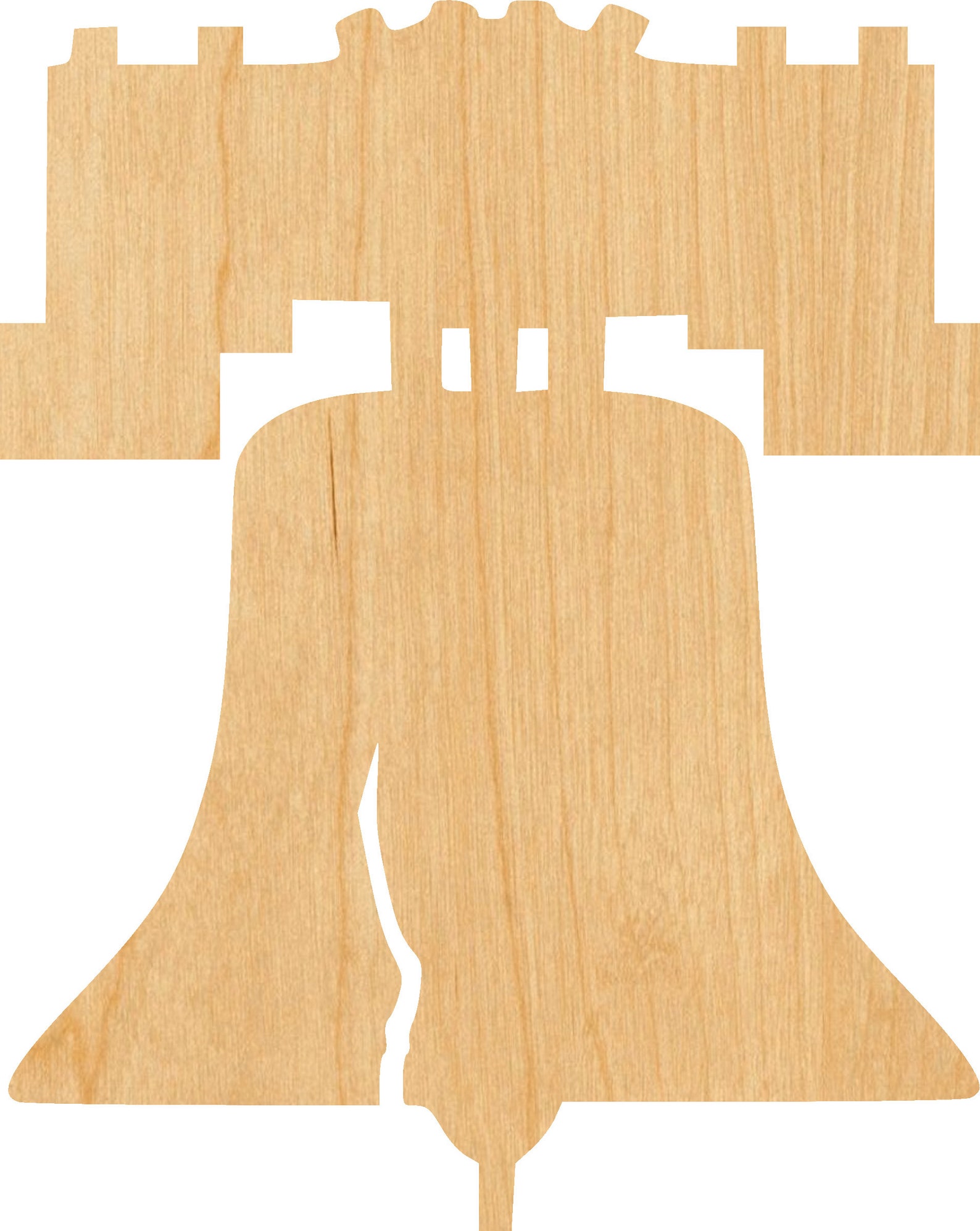 Liberty Bell Laser Cut Out Wood Shape Craft Supply Woodcraft - Etsy