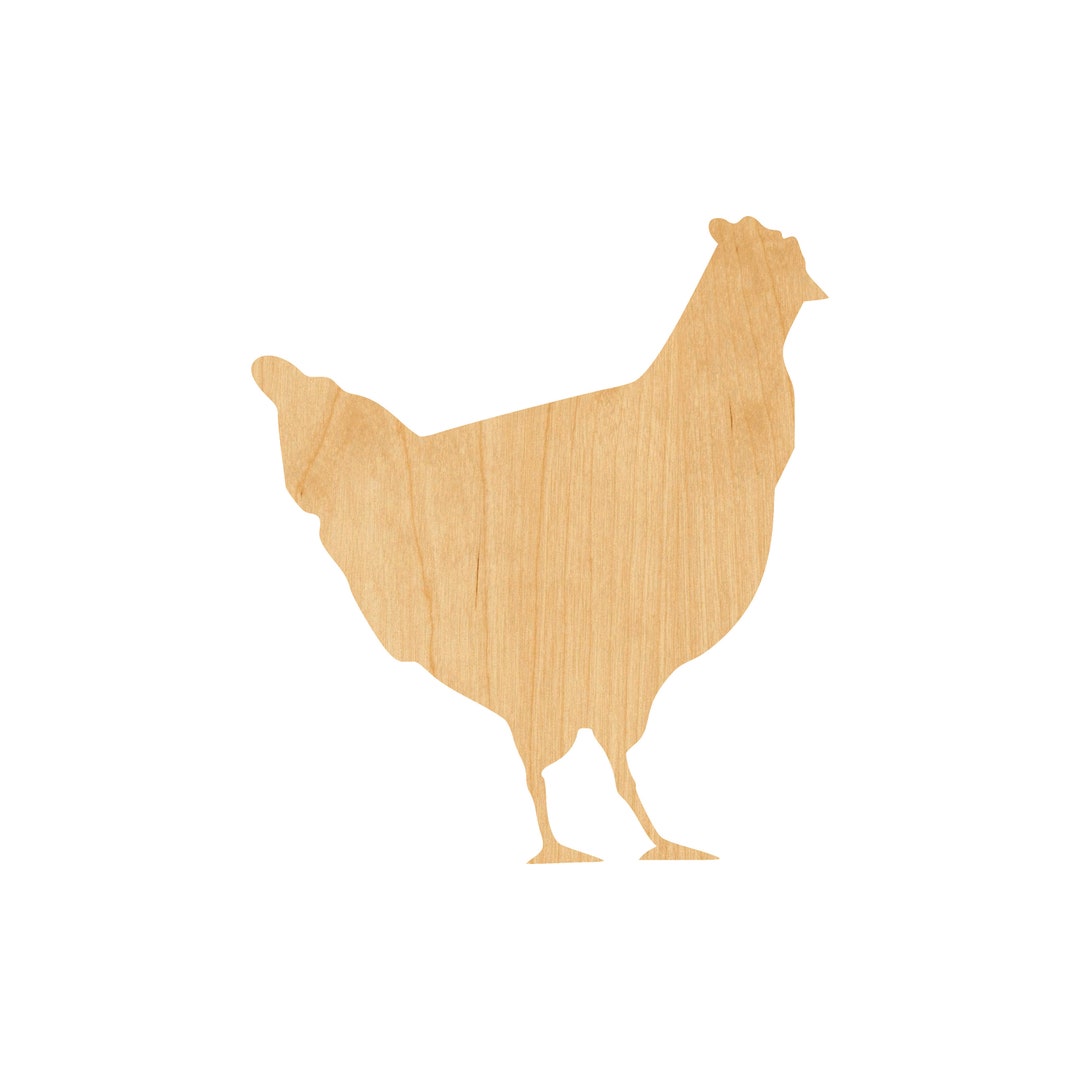 Chicken Laser Cut Out Wood Shape Craft Supply – Woodcraft Cutout - Etsy
