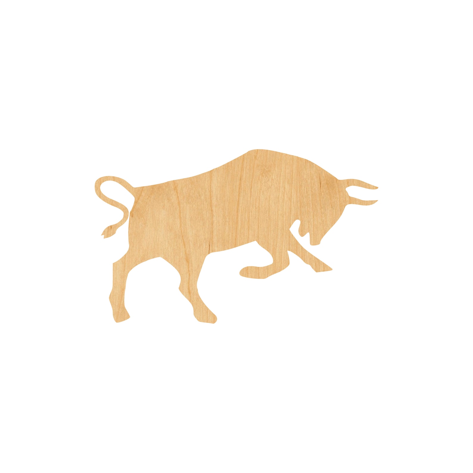 Bull 3 Laser Cut Out Wood Shape Craft Supply Woodcraft - Etsy