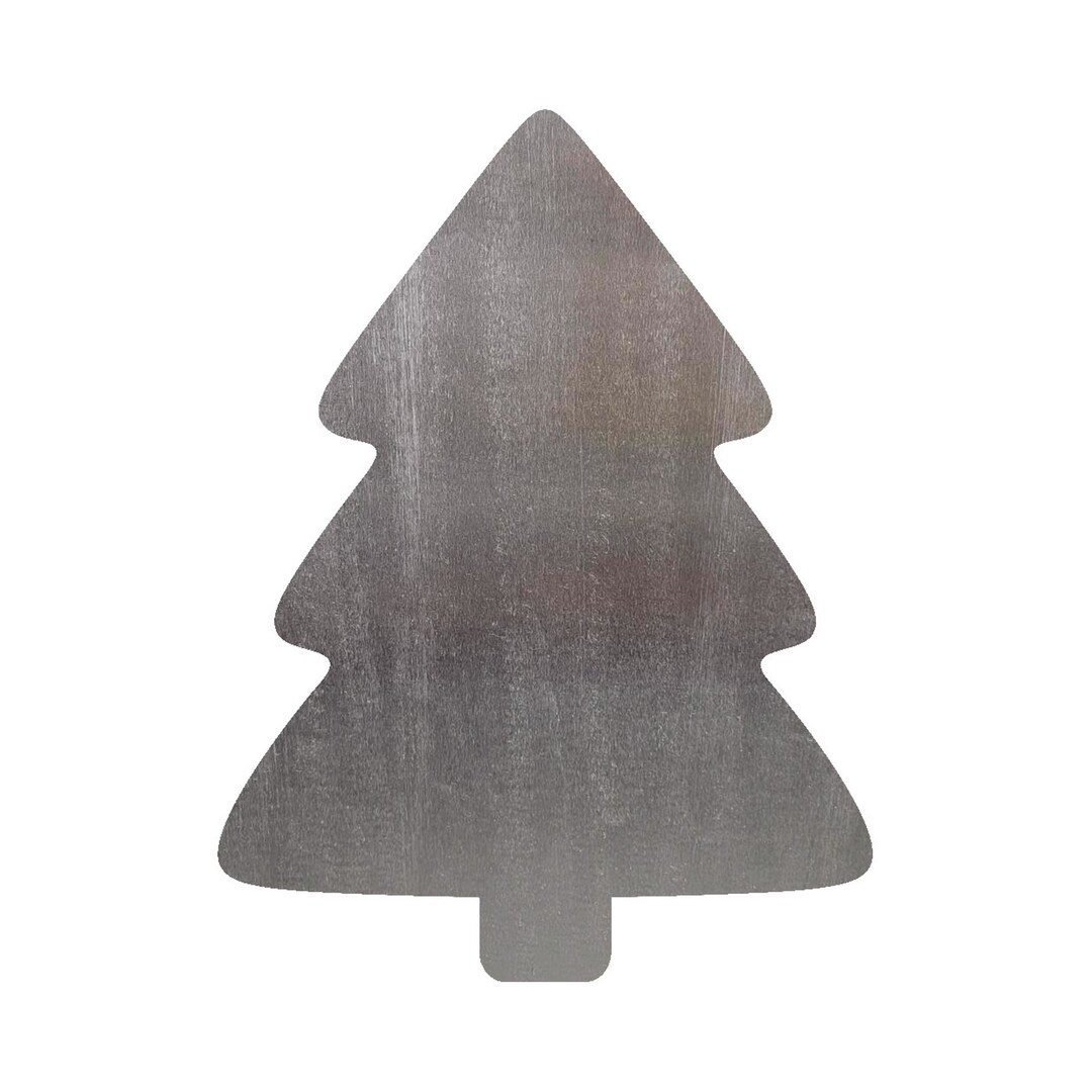 Simple Christmas Tree Steel Cut Out Shape Metal Art Decoration Home ...