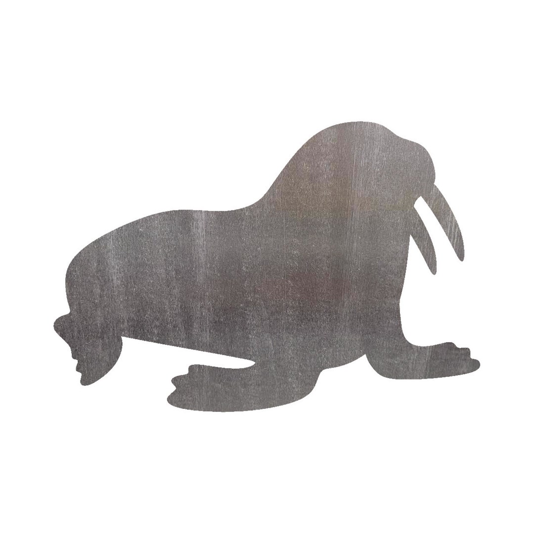 Walrus Steel Cut Out Shape Metal Art Decoration Home Decor Craft Supply ...