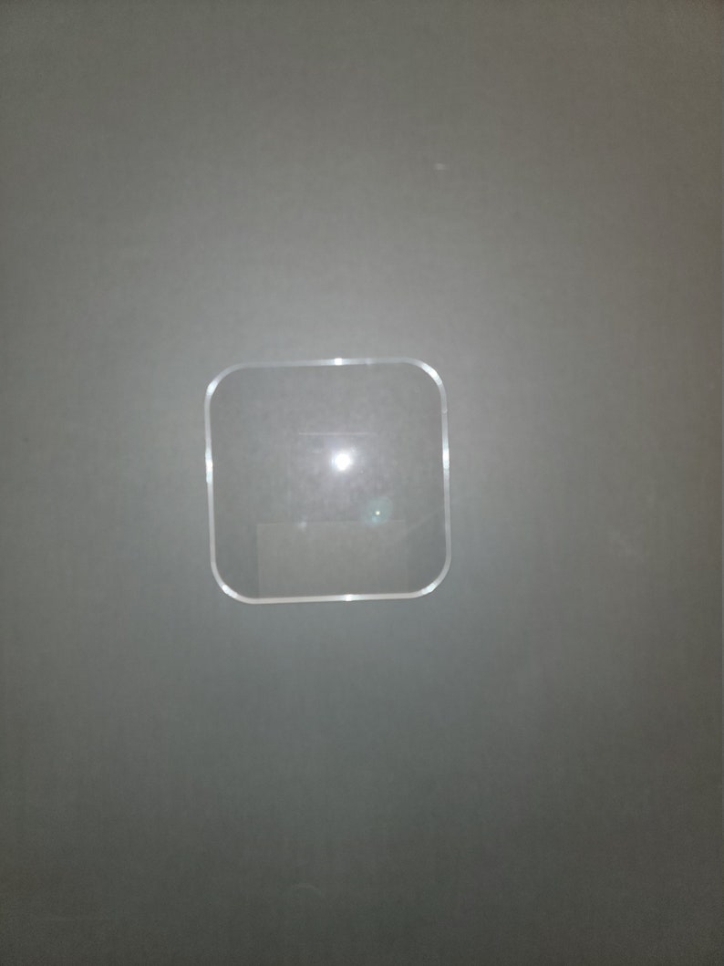 Rounded Square Clear Acrylic Plexiglass Shapes, Multiple Thicknesses - Etsy