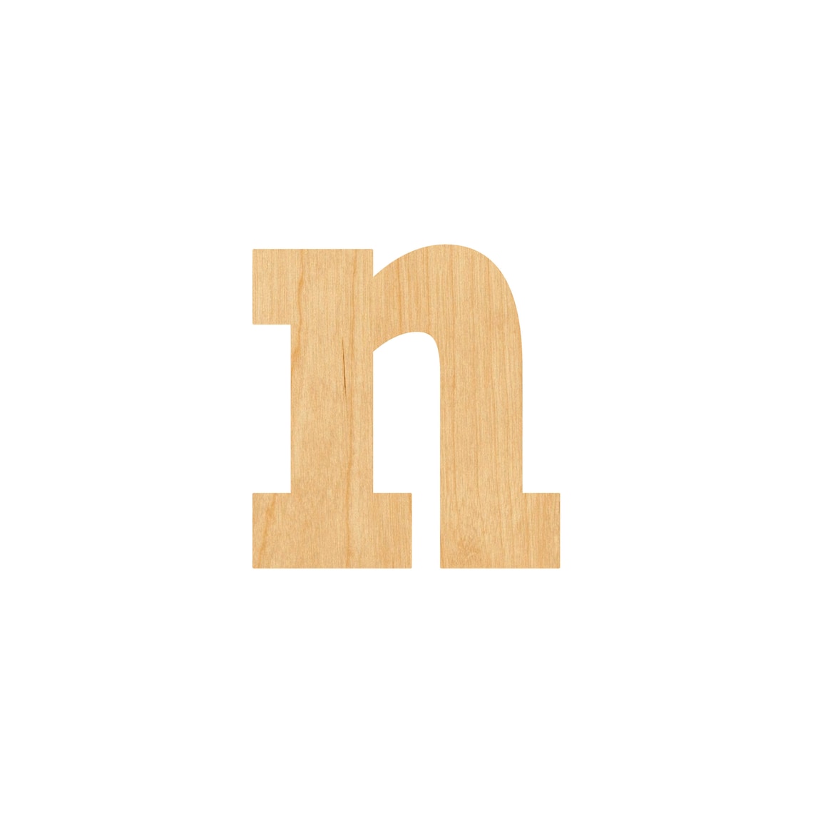 Lowercase Letter N Laser Cut Out Wood Shape Craft Supply - Etsy