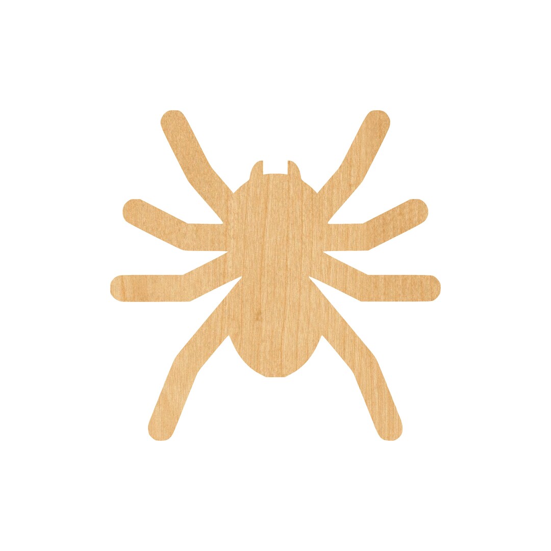 Spider 2 Laser Cut Out Wood Shape Craft Supply - Woodcraft Cutout - Etsy