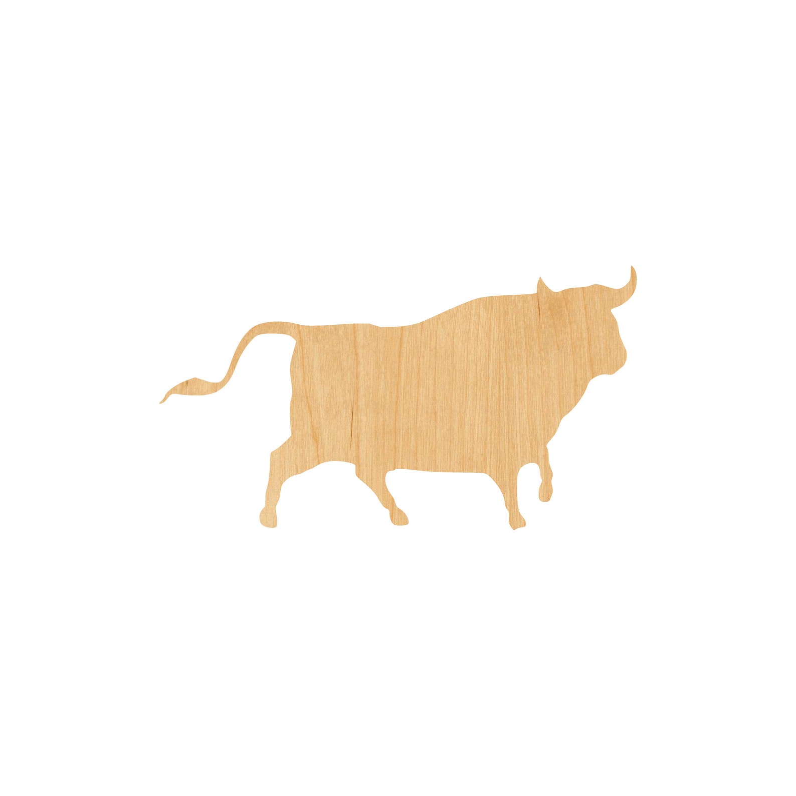 Bull 1 Laser Cut Out Wood Shape Craft Supply Woodcraft - Etsy