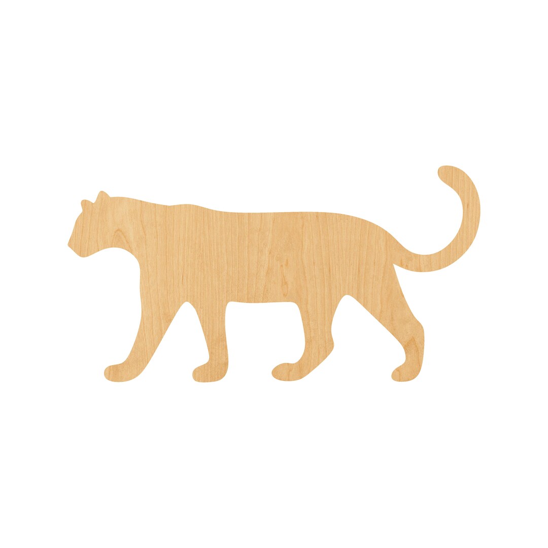 Leopard Laser Cut Out Wood Shape Craft Supply – Woodcraft Cutout - Etsy