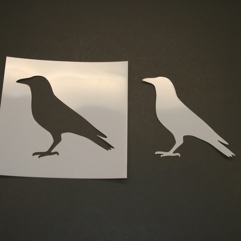 Crow Stencil - Etsy