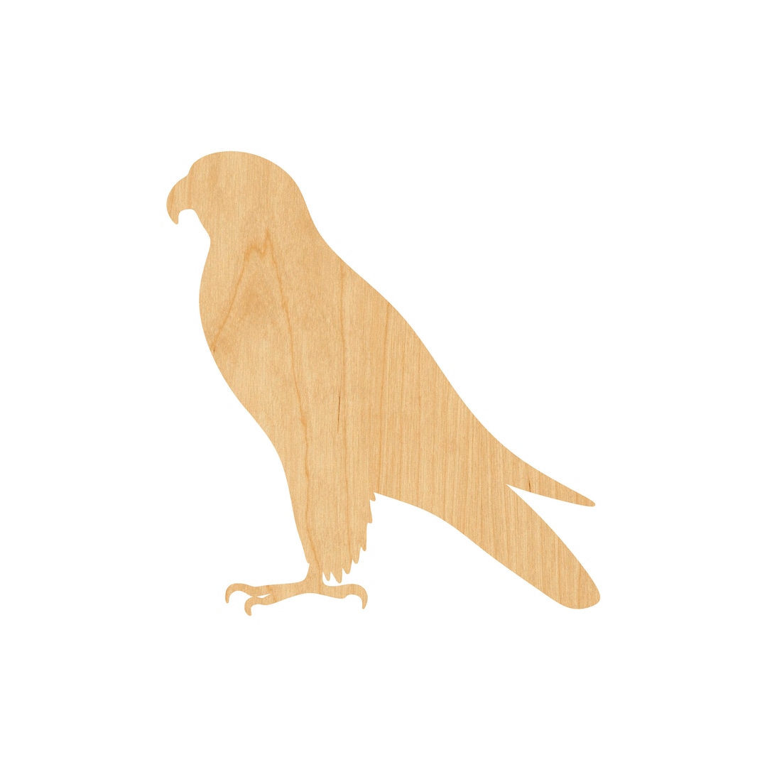 Falcon Laser Cut Out Wood Shape Craft Supply – Woodcraft Cutout - Etsy