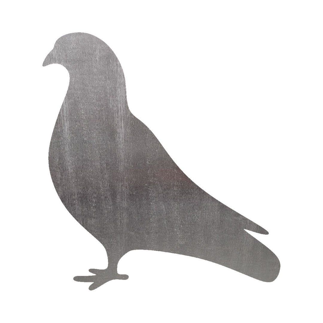Pigeon Steel Cut Out Shape Metal Art Decoration Home Decor Craft Supply ...