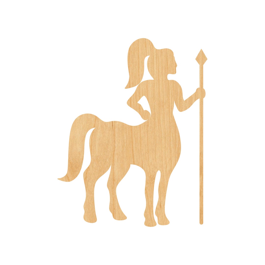 Centaur Laser Cut Out Wood Shape Craft Supply - Woodcraft Cutout - Etsy