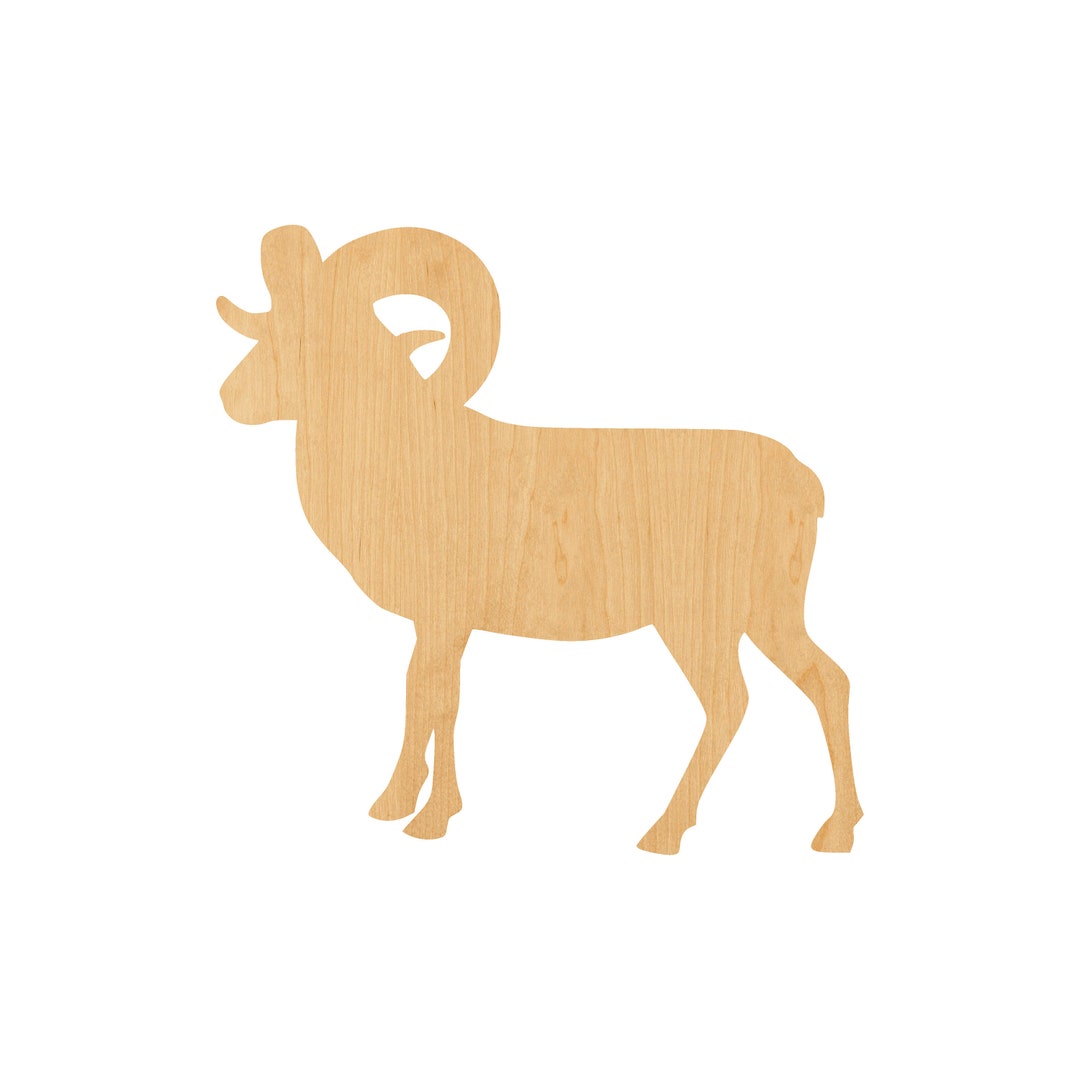 Ram 1 Laser Cut Out Wood Shape Craft Supply – Woodcraft Cutout - Etsy
