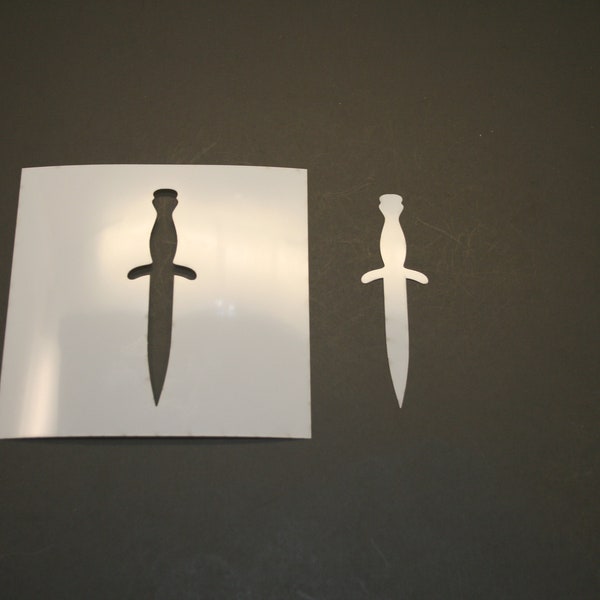 Dagger Stencil - Etsy