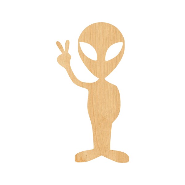 Wood Alien - Etsy