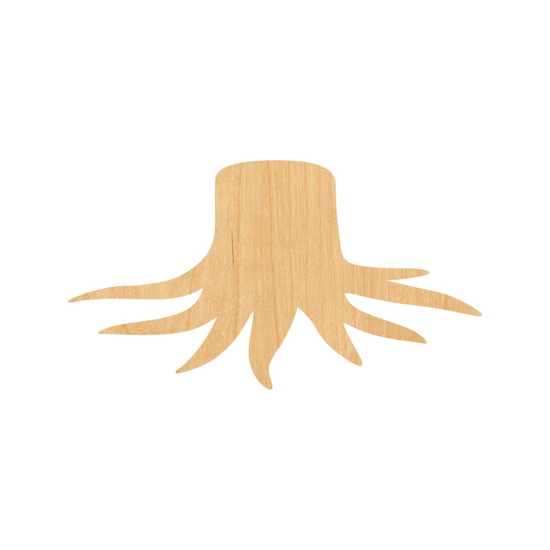 Tree Stump Laser Cut Out Wood Shape Craft Supply - Woodcraft Cutout - Etsy