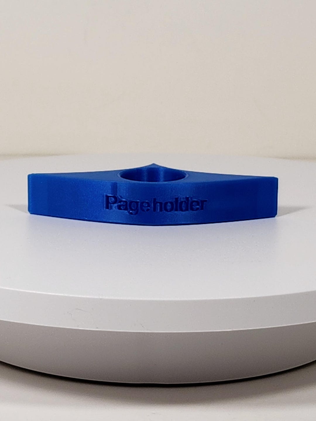 3D Printed Thumb Page Holder – One-handed Book Reading Accessory Blue ...