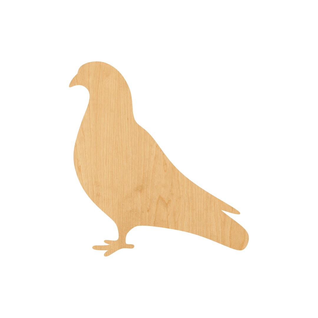 Pigeon Laser Cut Out Wood Shape Craft Supply – Woodcraft Cutout - Etsy