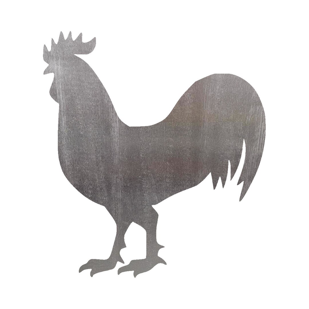 Rooster 1 Steel Cut Out Shape Metal Art Decoration Home Decor Craft ...