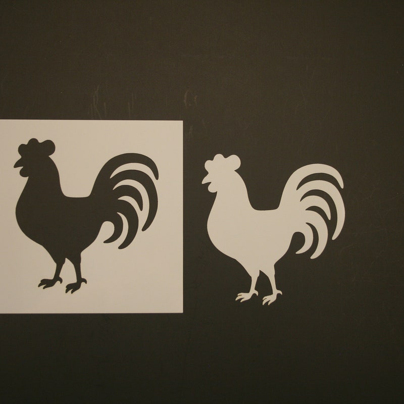 Rooster Stencil - Etsy