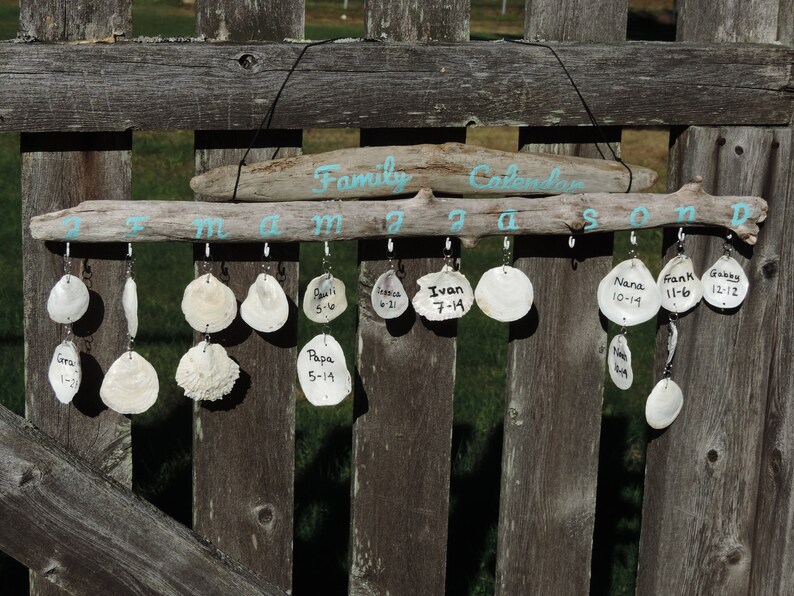 Custom Coastal Birthday Calendars - Etsy