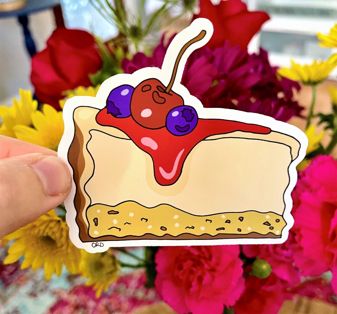 Mini Cheesecake Sticker - Etsy