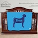 Personalized Show Goat Baby Name Blanket Farm Nursery, Farm Animal ...