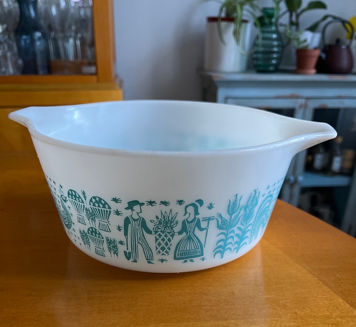 Pyrex Amish Butterprint 1-1/2 Quart 474-B Casserole Dish - Etsy