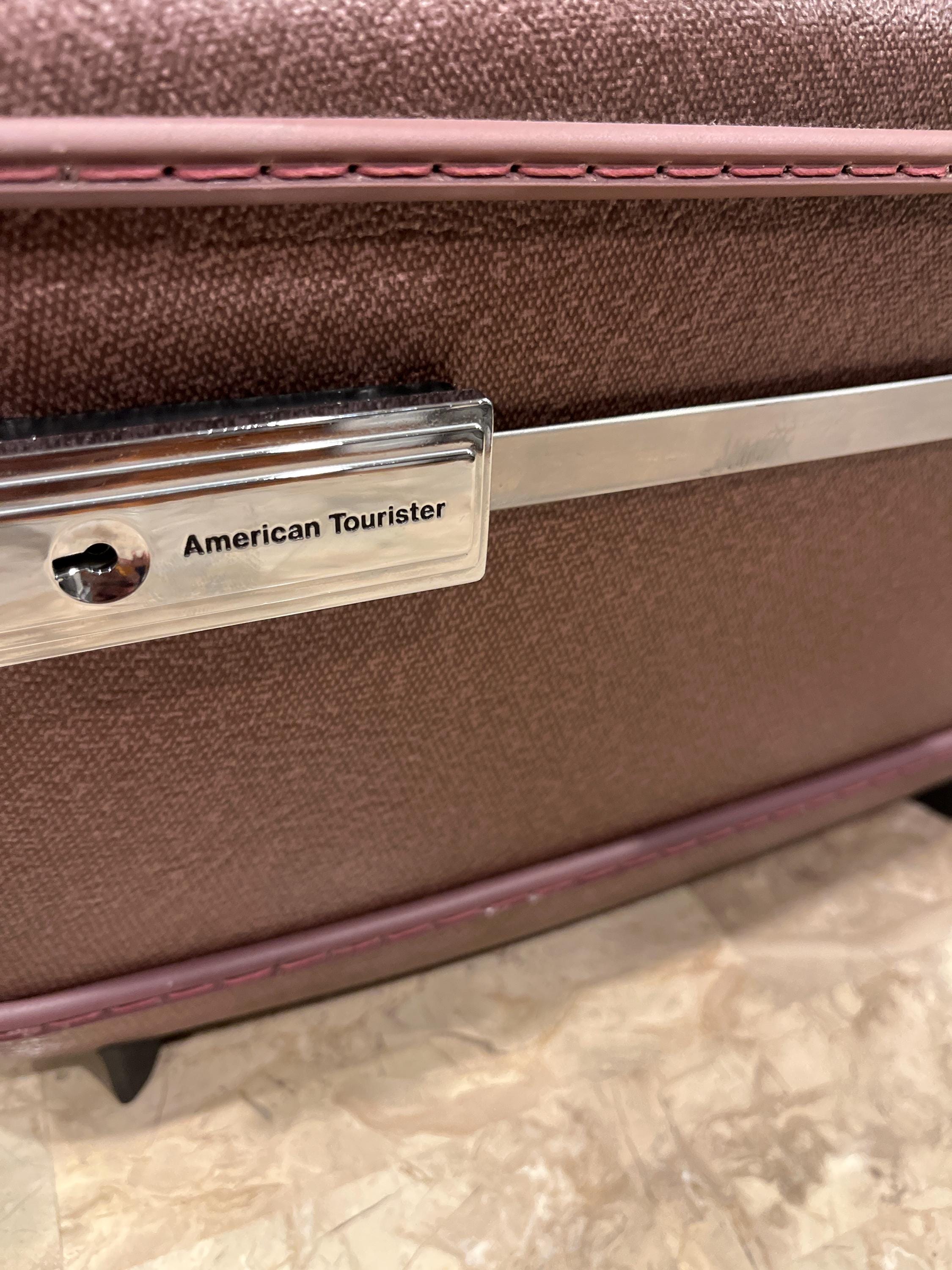 Vintage American Tourister Brown Train Case With Mirror - Etsy