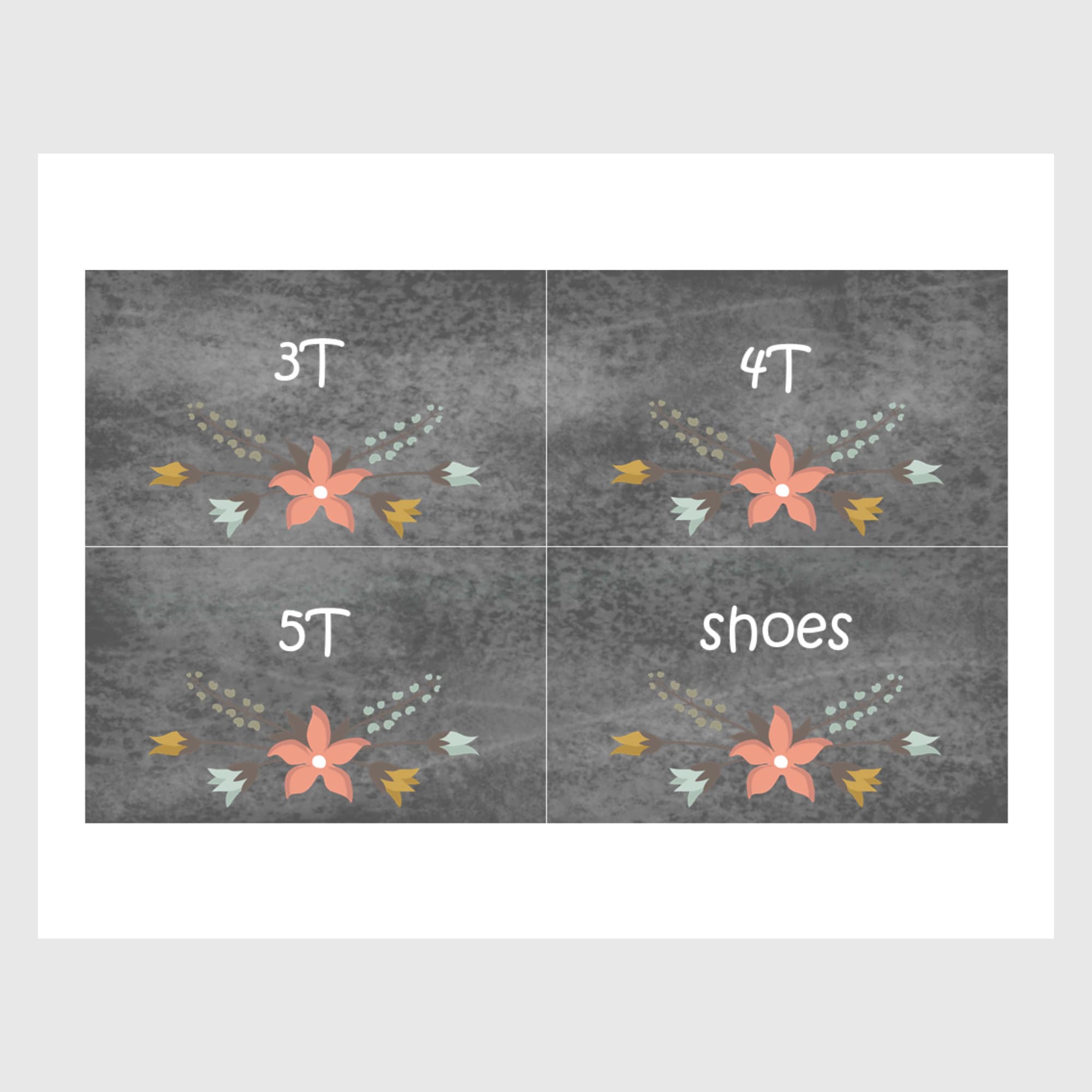 Baby Clothes Organization, Nursery Organization, Storage Labels ...