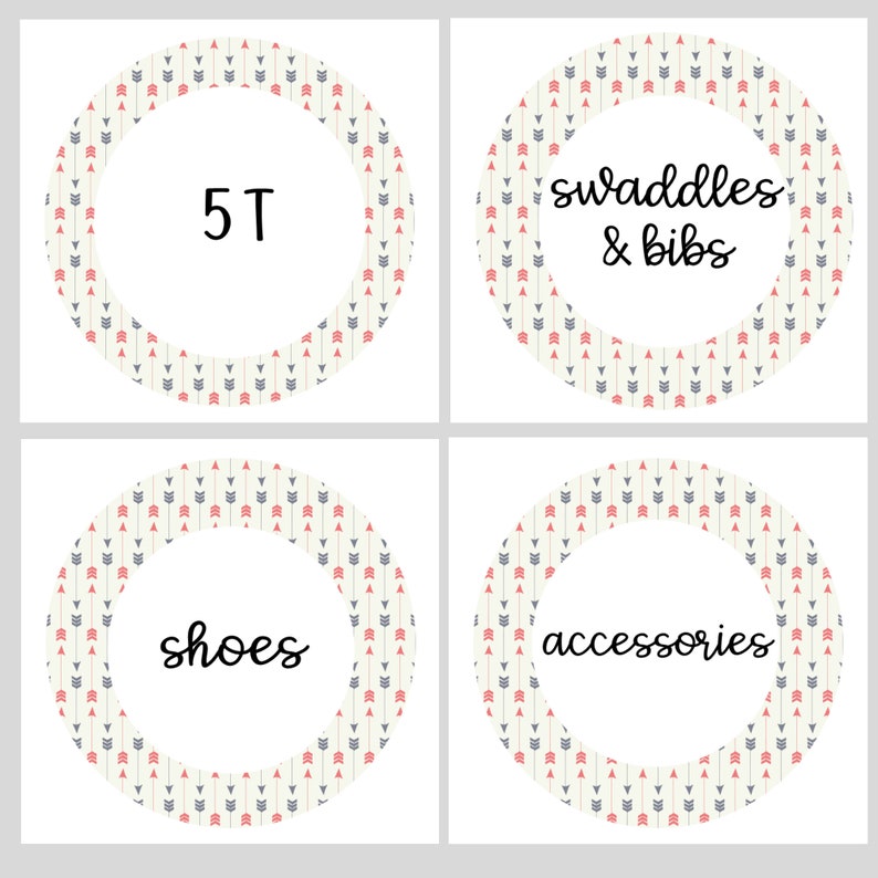 Baby Clothes Organization, Nursery Organization, Storage Labels ...