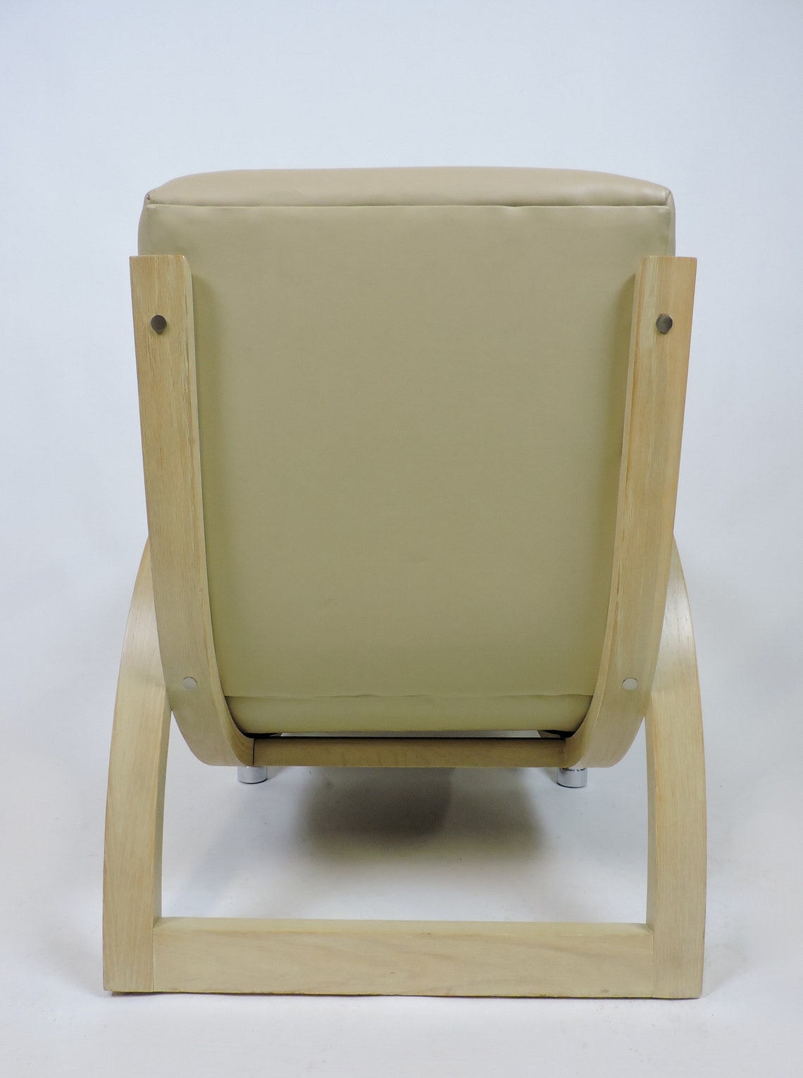 Jay Spectre Post Modern Eclipse Leather Lounge Chair - Etsy