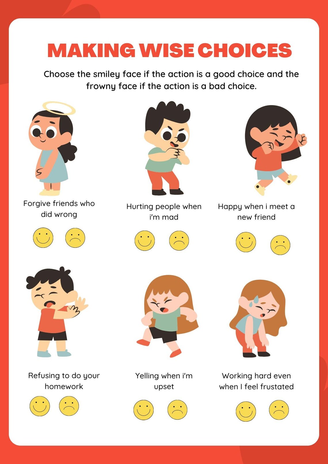 Good Behavior Vs Bad Behavior - Etsy