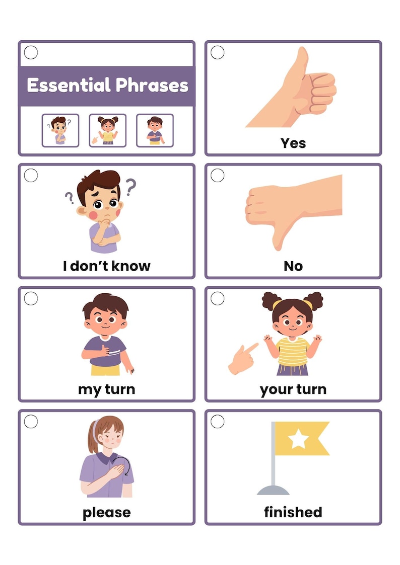Visual Directions Schedule Task Cards - Etsy