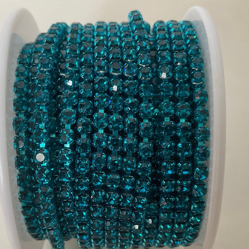 Blue Crystal Chain - Etsy