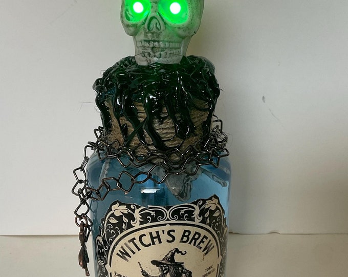 Witches Brew Potion, Color Changing Swirl Magic Potion, Halloween Decor ...