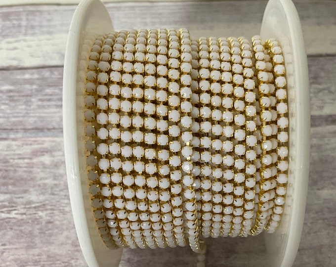 White Vanilla Cup Chain/ 2mm Cup Chain for Embroidery/ Cup Chain for ...