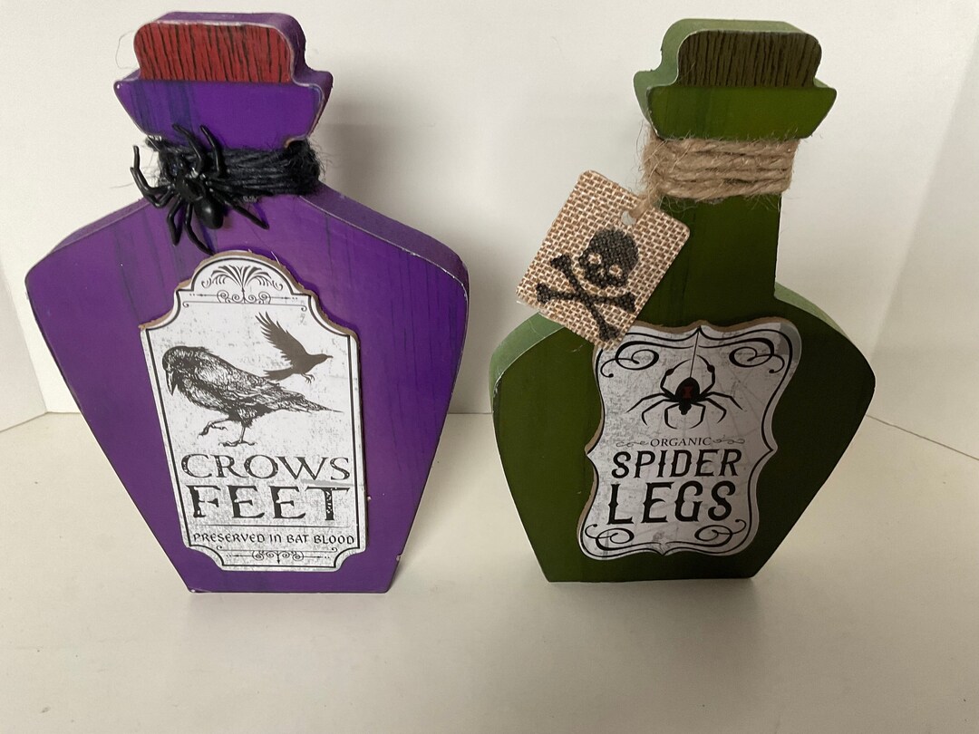 Apothecary Potion Signs, Wood Apothecary Signs, Set of 2 Signs ...