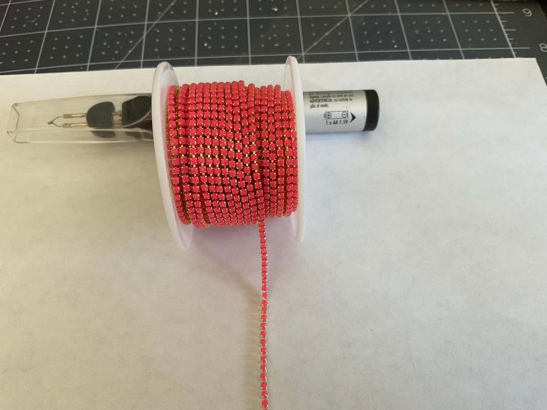 Pink Rose Cup Chain/ 2mm Cup Chain for Embroidery/ Cup Chain for ...