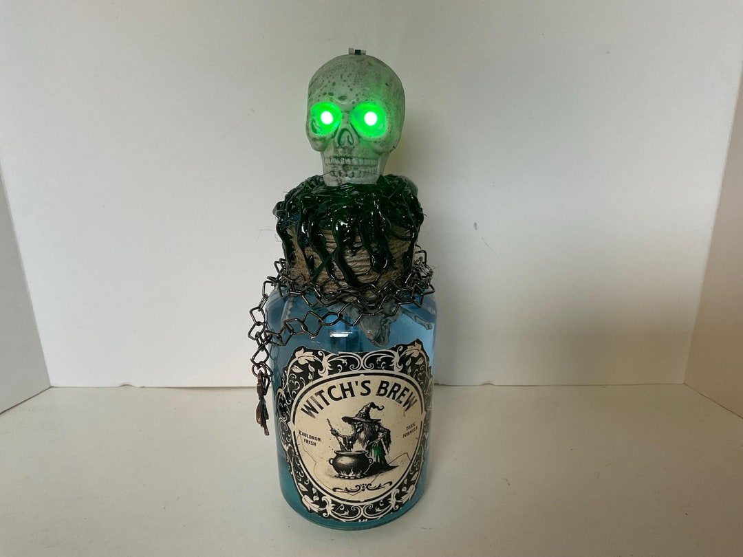 Witches Brew Potion, Color Changing Swirl Magic Potion, Halloween Decor ...