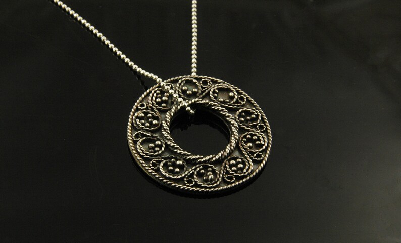 Norwegian Filigree Silver Necklace, Traditional Norwegian Filigree ...