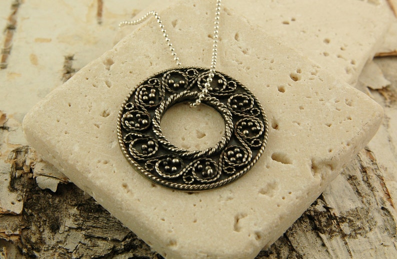 Norwegian Filigree Silver Necklace, Traditional Norwegian Filigree ...