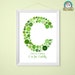 Monogram Letter C Printable Cute Button Art - C is for Cuddly Great for ...