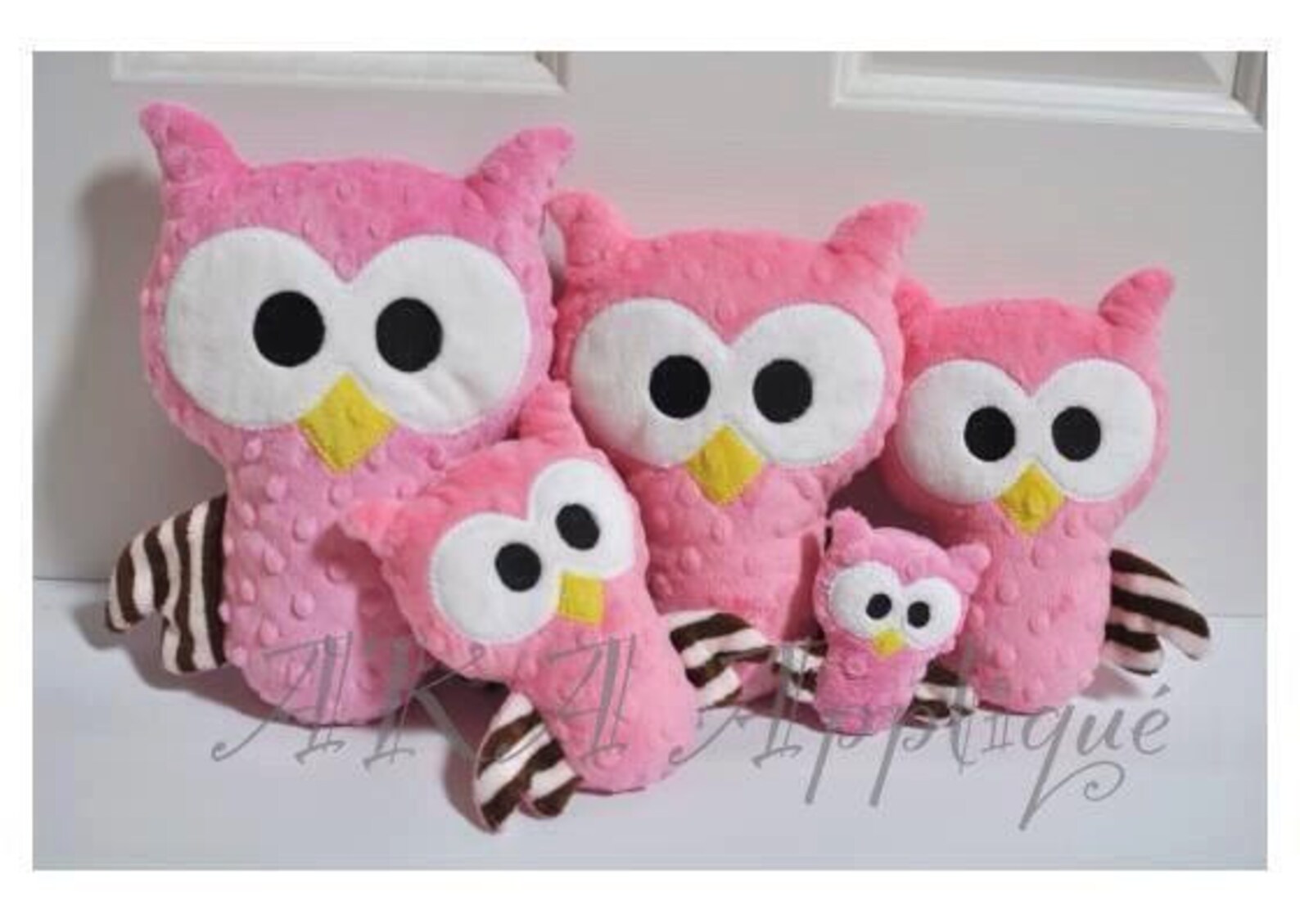 Kookie Owl TWO HOOP Plushie Digital Embroidery Design, in the Hoop ...