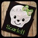 Maxine Skeleton Head Feltie Embroidery Design - Etsy