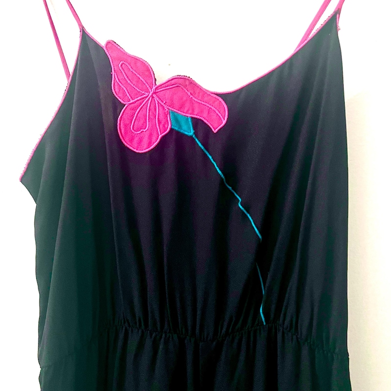 1980s Tropical Jumpsuit - Etsy