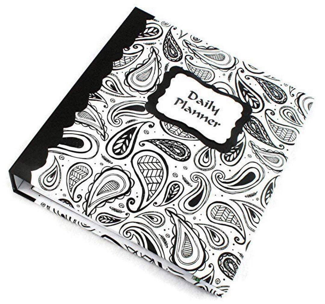 Personalized Daily Planner Hard Cover, Daily Planner With Notes, 3 Ring ...
