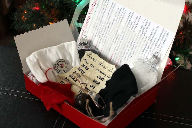 Proof of Santa Kit Santa Claus Kit Santa Evidence Kit Proof | Etsy