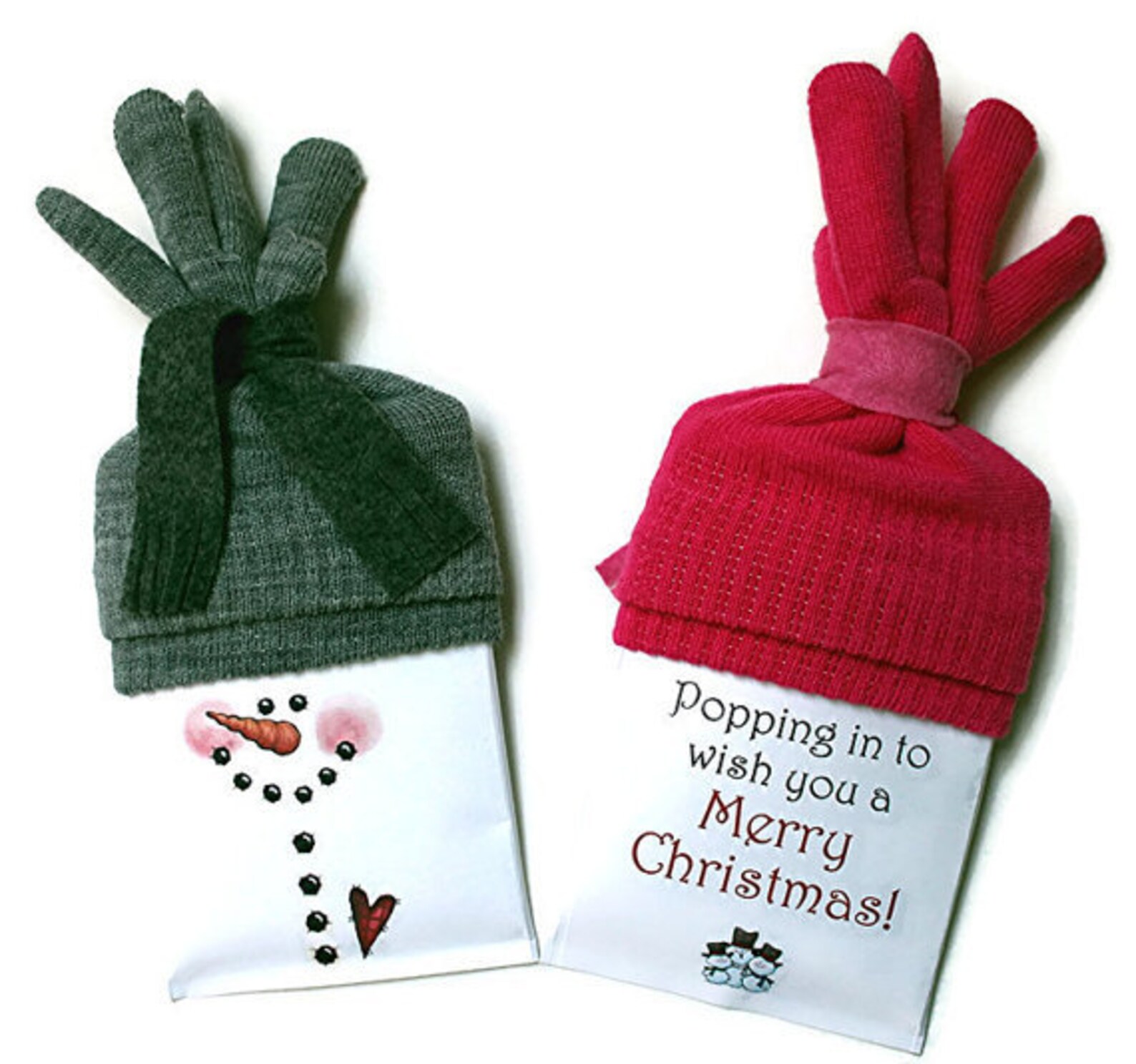 Snowman Popcorn Glove Set, Unique Christmas Gift, Set of Two - Etsy