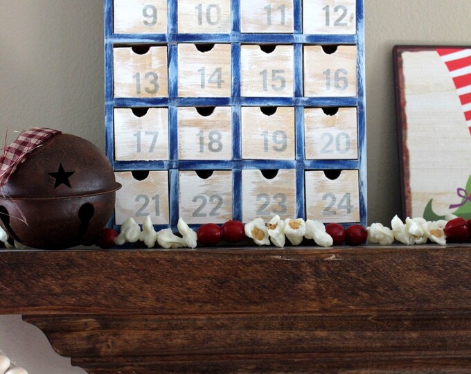 Wooden Advent Calendar, Advent Calendar for Kids, Family Tradition ...