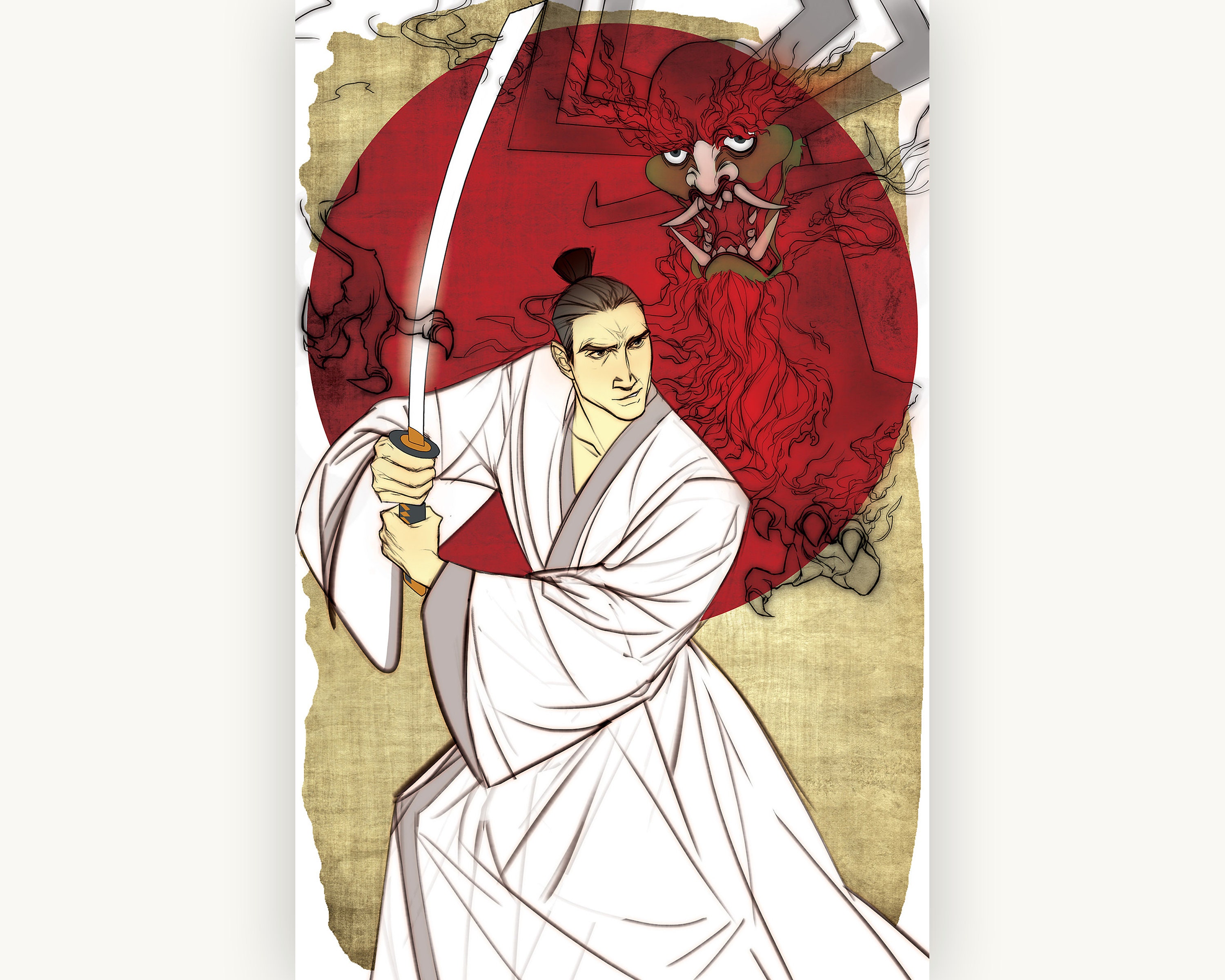 Samurai Jack Art Style